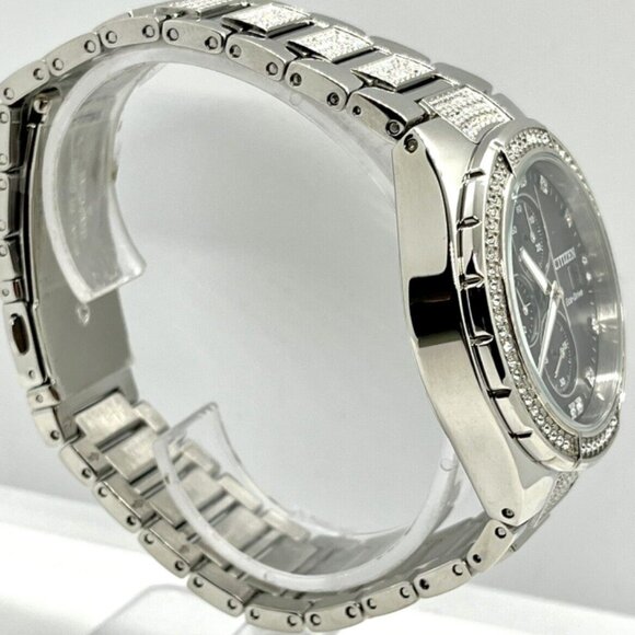 Citizen | Accessories | Citizen Ca75053e Crystal Ecodrive Black ...